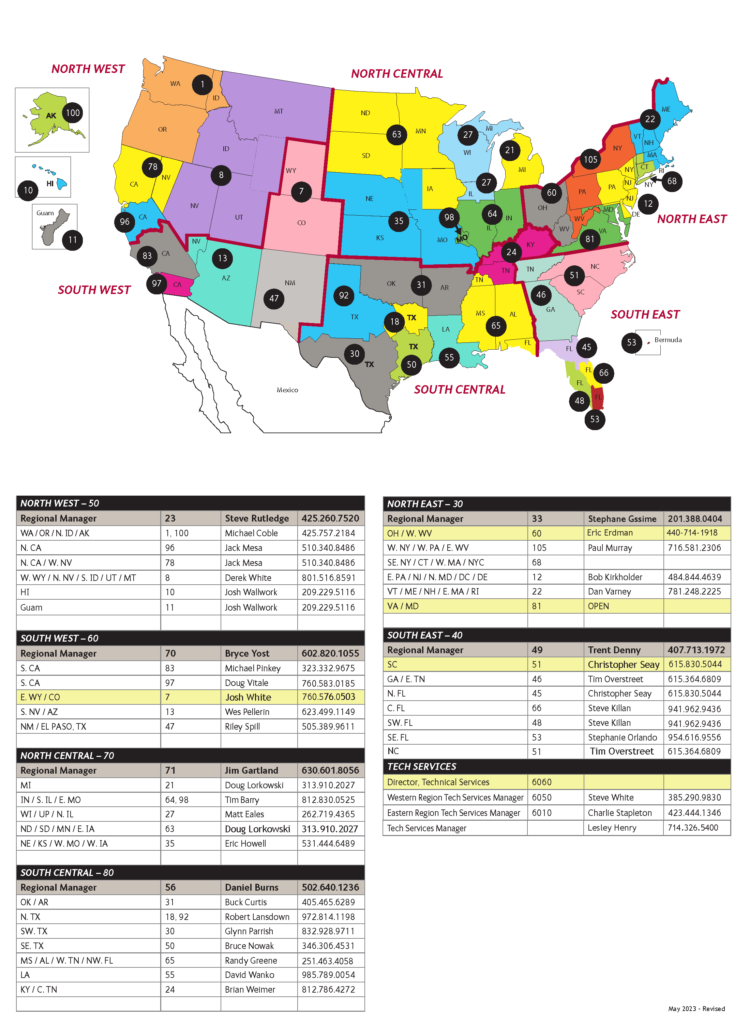 Find Your Rep | Pacific Polymers